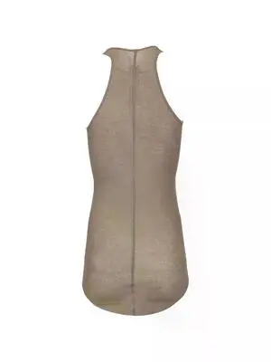 Rick Owens Ribbed Knit Top - Neutrals