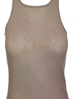 Rick Owens Ribbed Knit Top - Neutrals