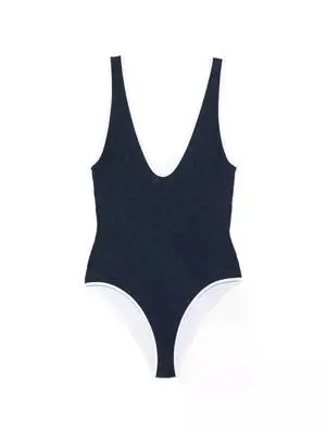 Gucci Logo-pattern Bikini - Blue