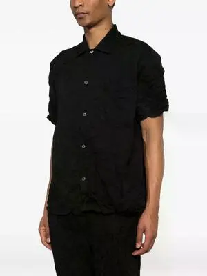 GONGDID DESIGN Textured Buttoned Shirt