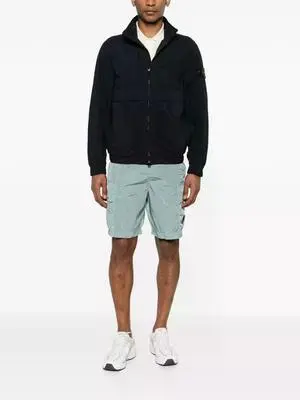 C.P. COMPANY Chrome-r Lens Boxy Cargo Shorts - Blue