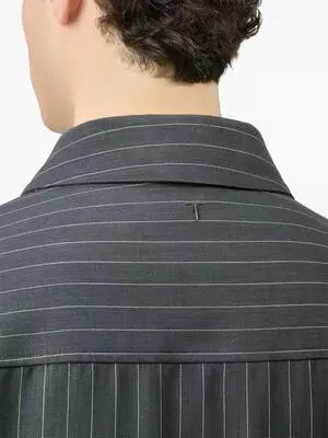 TOD'S Pinstripe-pattern Front-pocket Shirt