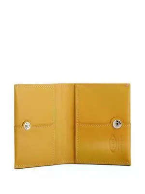 TOD'S Logo-patch Cardholder - Yellow