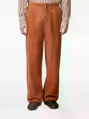 TOD'S Leather Trousers