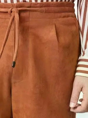 TOD'S Leather Trousers