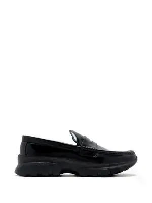 Filling Pieces Embossed Logo Penny Loafers