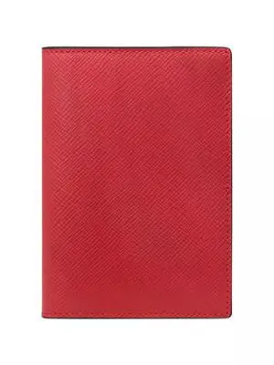 Smythson Panama Passport Cover - Red