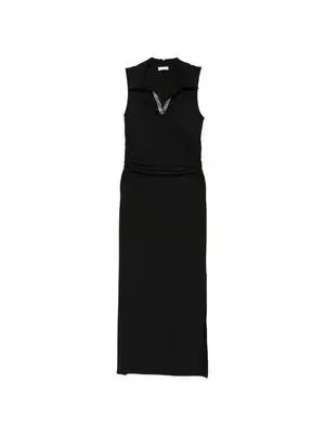 Liu Jo Midi Dress With Gemstone Embellishment