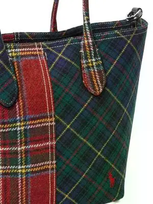 Polo Ralph Lauren Tartan Tote Bag - Red