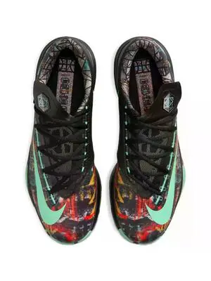 Nike Zoom Kd 6 Graphic-print Sneakers - Black