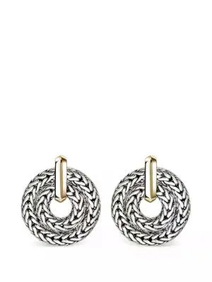 John Hardy Icon Link Earrings - Silver