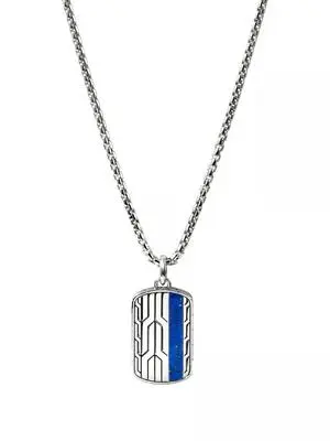 John Hardy Icon 50 Lapis Lazuli Pendant Necklace - Silver