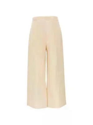 Max Mara High-waisted Cropped Trousers