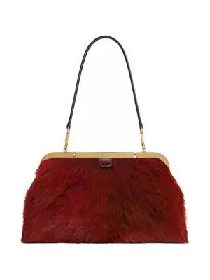 Dolce & Gabbana Amanda Handbag In Sheepskin And Crocodile Leather
