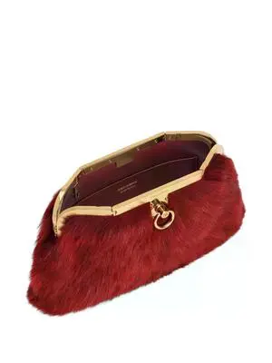 Dolce & Gabbana Amanda Handbag In Sheepskin And Crocodile Leather