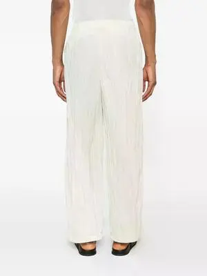 GONGDID DESIGN Textured Straight-leg Trousers