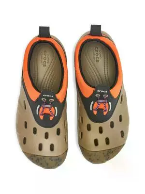 CROCS Perforated Drawstring Sneakers - Neutrals
