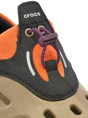 CROCS Perforated Drawstring Sneakers - Neutrals