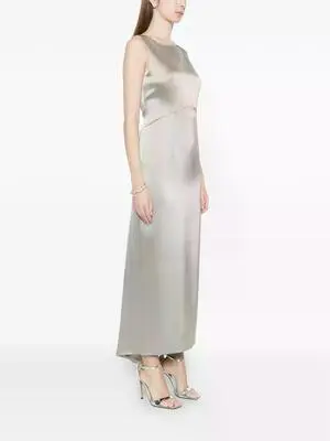FELY CAMPO Sleeveless Boat Neck Mid-length Dress