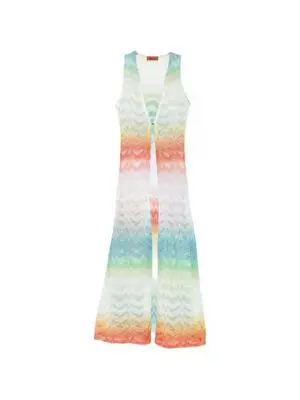 White Sleeveless Vests