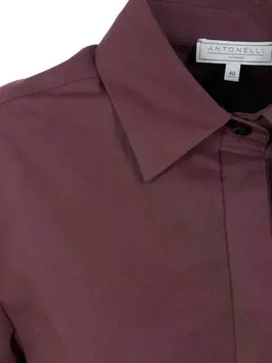 Antonelli Firenze Polo-collar Short-sleeve Dress - Brown