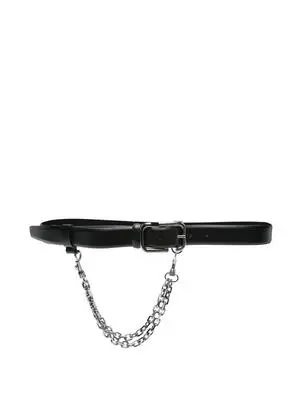 Attico Chain-detail Belt - Black