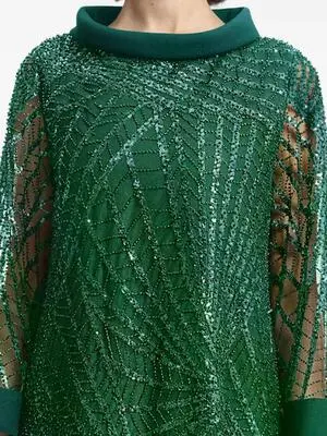 GEMY MAALOUF Beaded Maxi Dress