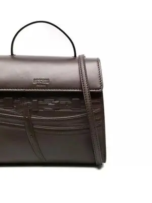 Moschino Debossed Tote Bag