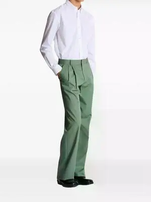 Balmain Pleated Trousers - Green