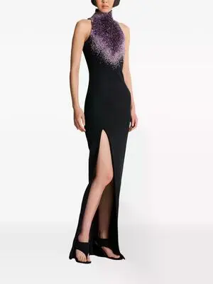 Balmain Halterneck Maxi Dress