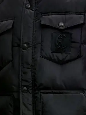 Just Cavalli Logo-embroidered Padded Jacket