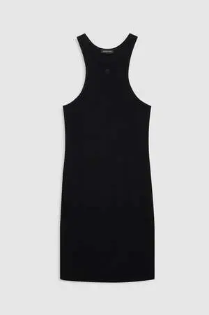ANINE BING Cole Mini Dress - Black
