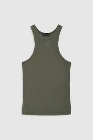 ANINE BING Cole Ribbed Tank - Sage