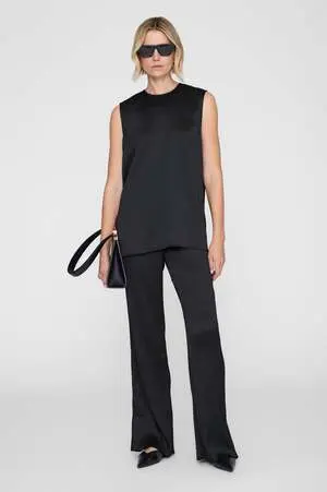 ANINE BING Malia Sleeveless Top - Black