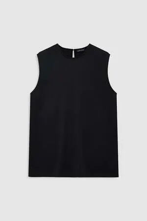 ANINE BING Malia Sleeveless Top - Black