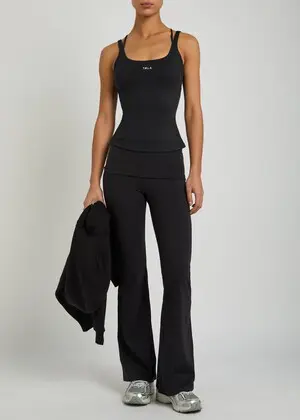 TALA Skinluxe Multi Strap Stretch-jersey Tank Top - Black