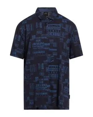 Armani Exchange Polo Shirt Size Cotton - Blue