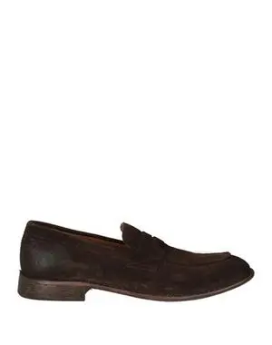Moma Dark Leather Loafers - Brown