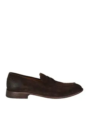 Moma Dark Leather Loafers - Brown
