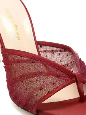 ANDREA WAZEN Astrid Mules - Red