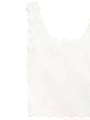 LOW CLASSIC Lace Sleeveless Top - Neutrals