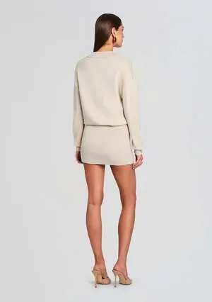 SEROYA Lilly Mini Dress - Almond