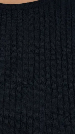 Tibi Ribbed Cut Out Tank Top