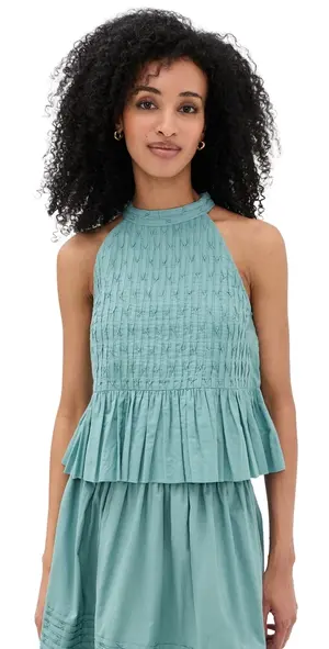 Ramie Blouse Blouses