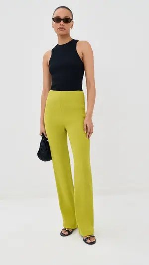 Tibi Viscose Plisse Corbit Pants - Peapod