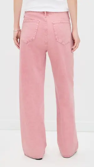 Rag & Bone Featherweight Phoebe Drawstring Jeans - Raspberry