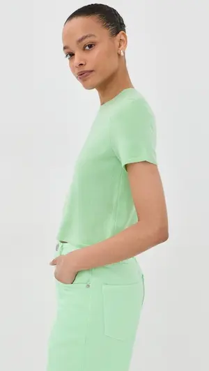 Sablyn Relaxed Cashmere Crew Neck Tee