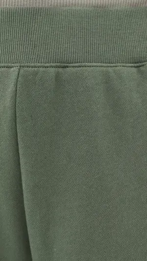 Tibi French Terry Sweatpants - Olive