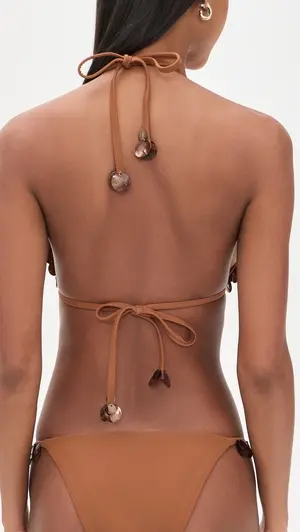 Devon Windsor Cali Bikini Top - Bronze Shell