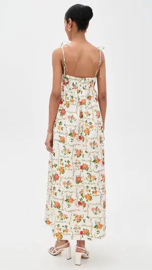 Line & Dot Anisa Maxi Dress In Floral Print
